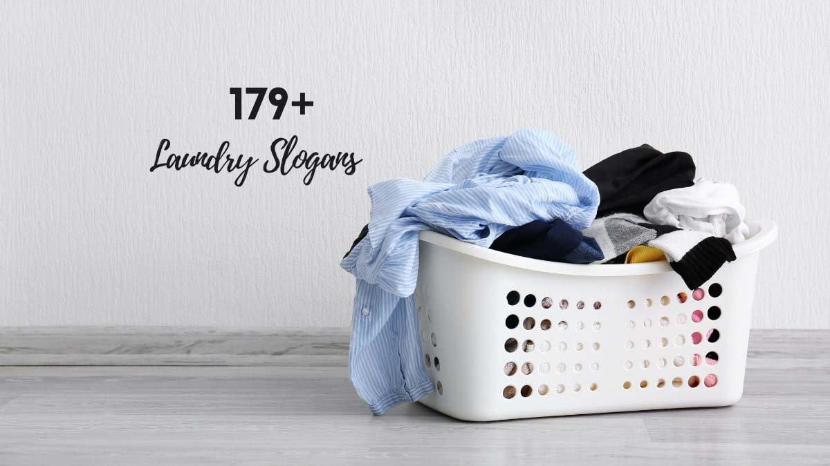 179+ Latest & Catchy Laundry Slogans With Taglines (2023)