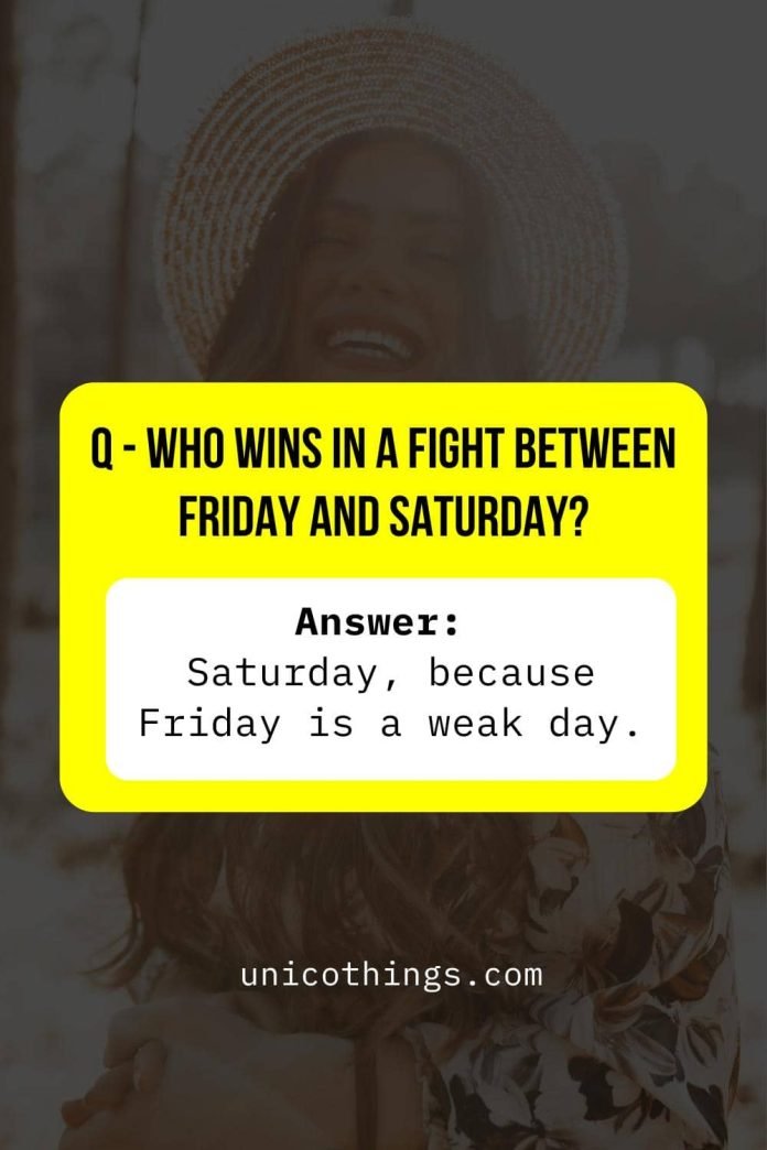 90+ Best Friday Jokes That Will Make Your Weekend Good