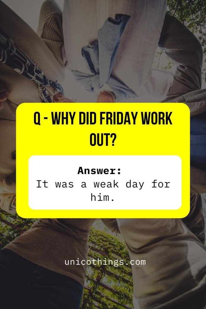 90+ Best Friday Jokes That Will Make Your Weekend Good