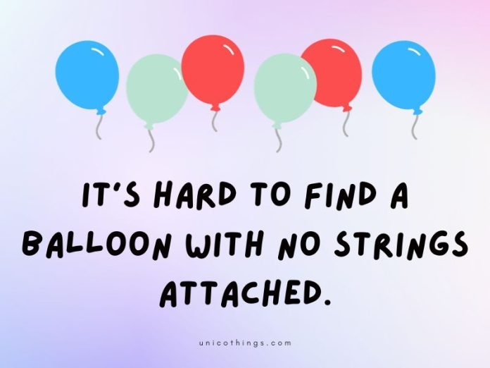 51 Hilarious Balloon Puns That You Will Love