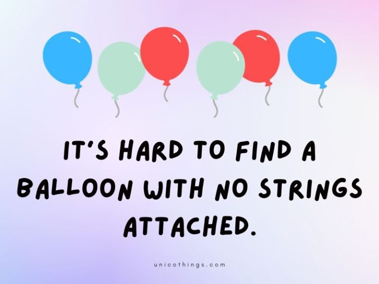 51 Hilarious Balloon Puns That You Will Love