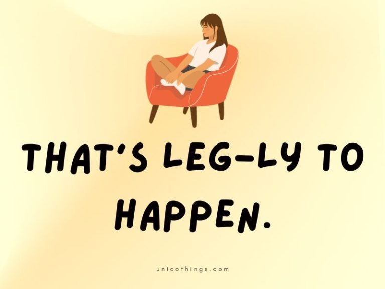 55 Best Leg Puns That Are Perfect to Crack