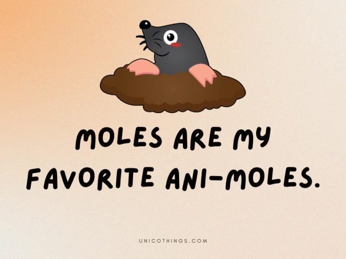 99 Funny Mole Puns That Are Hilarious to Read