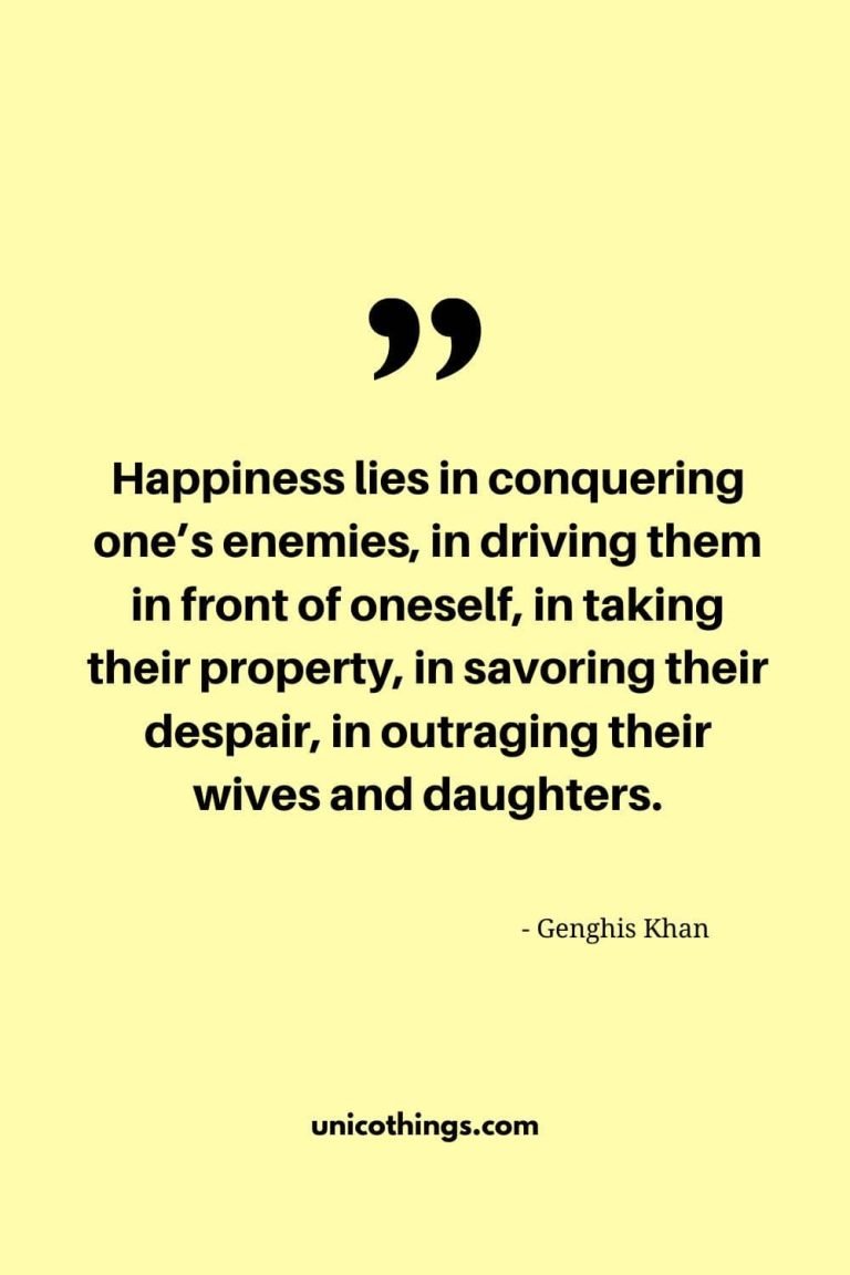 59 Best Genghis Khan Quotes to Conquer Life